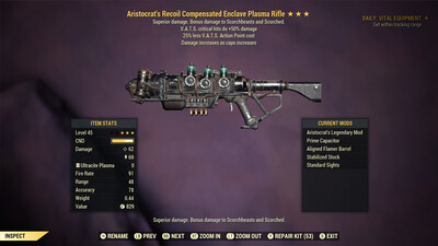 Enclave Plasma Rifles + MODS