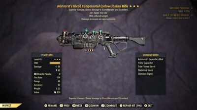 Enclave Plasma Rifles + MODS