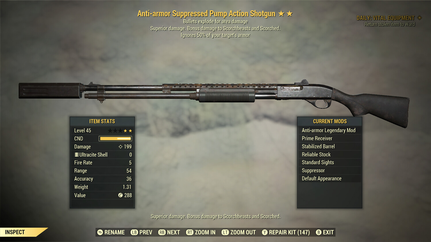 Anti Armor Explosive Pump Action Shotgun