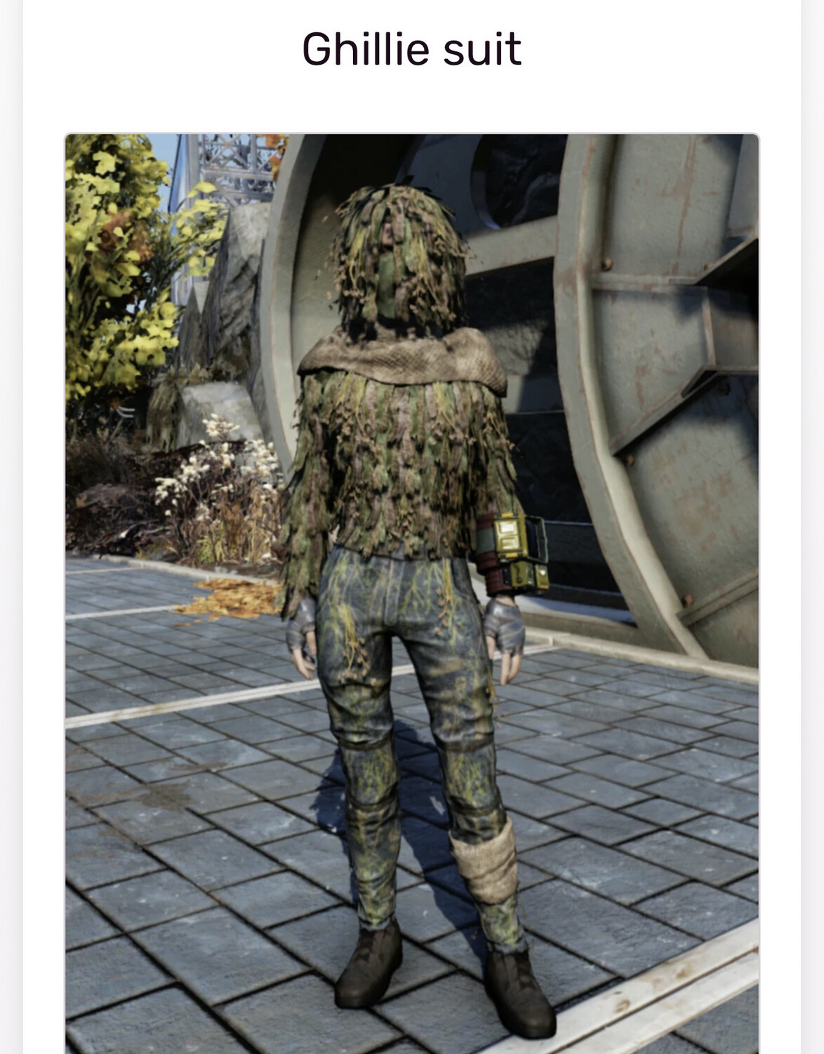 Ghillie Mask + Suit