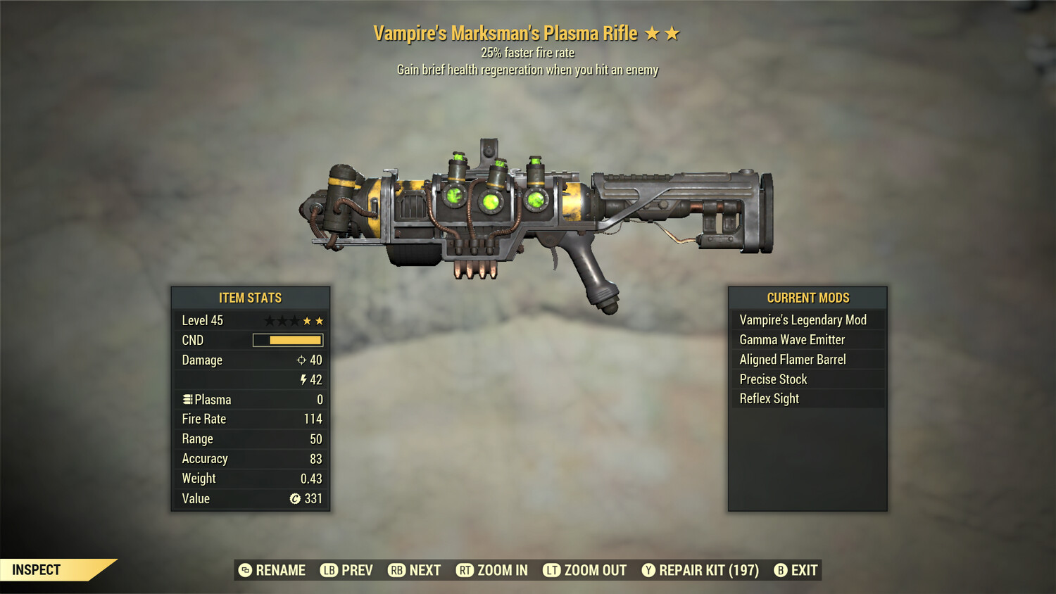 Vampire 25 Plasma Rifle