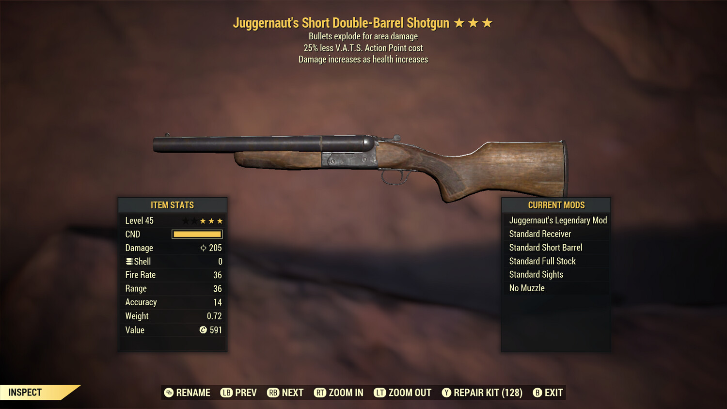 Juggernaut Explosive 25 Double Barrel Shotgun