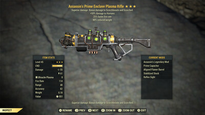 Enclave Plasma Rifles + MODS