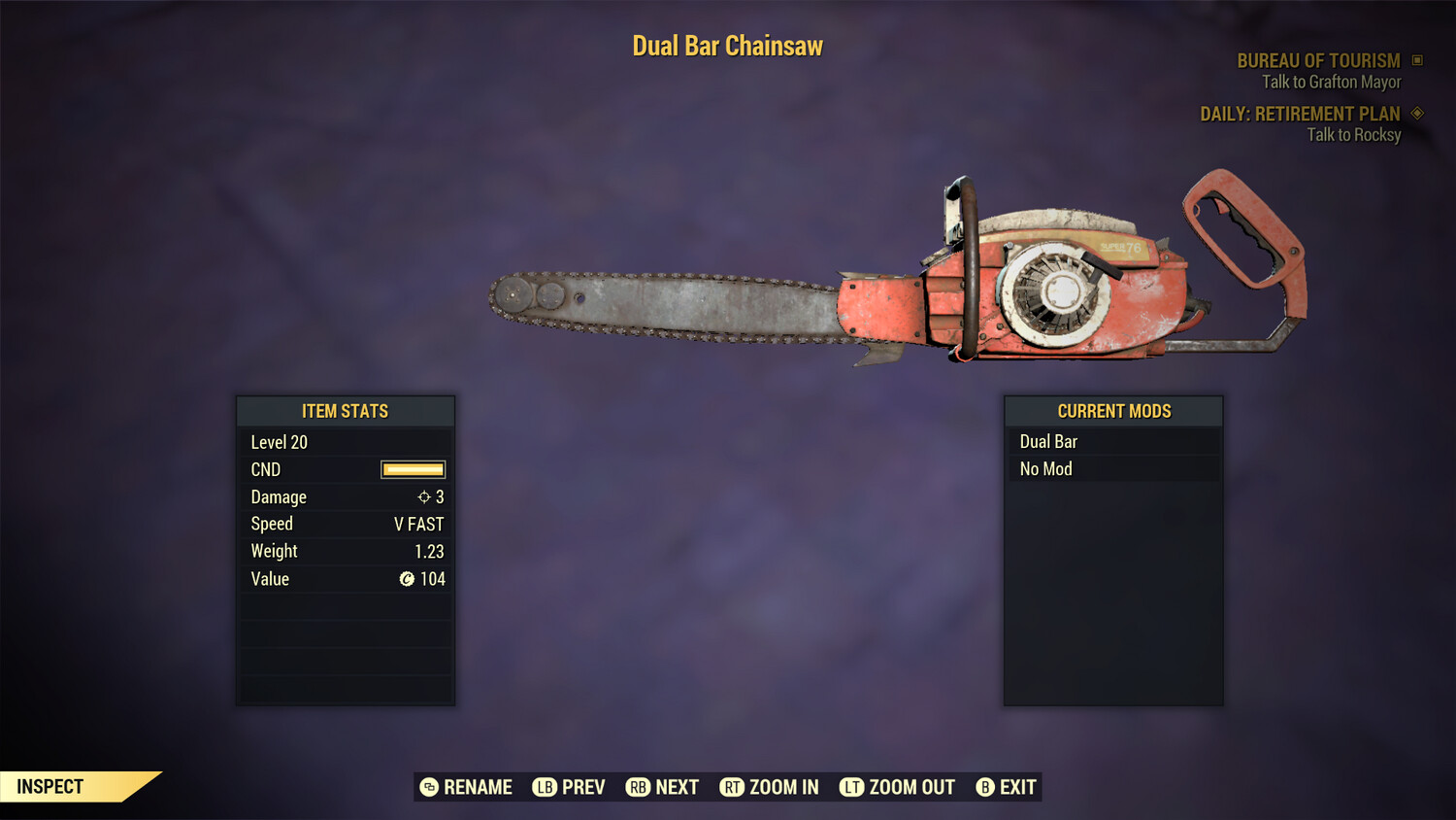 Dual Bar Chainsaw