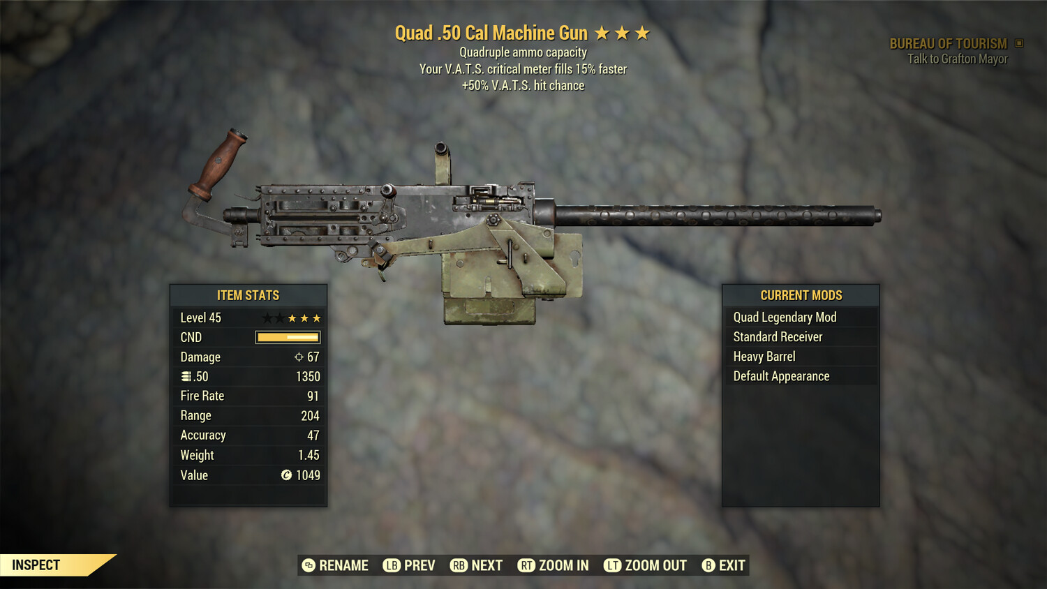 Quad 50/15 50-cal Machine Gun