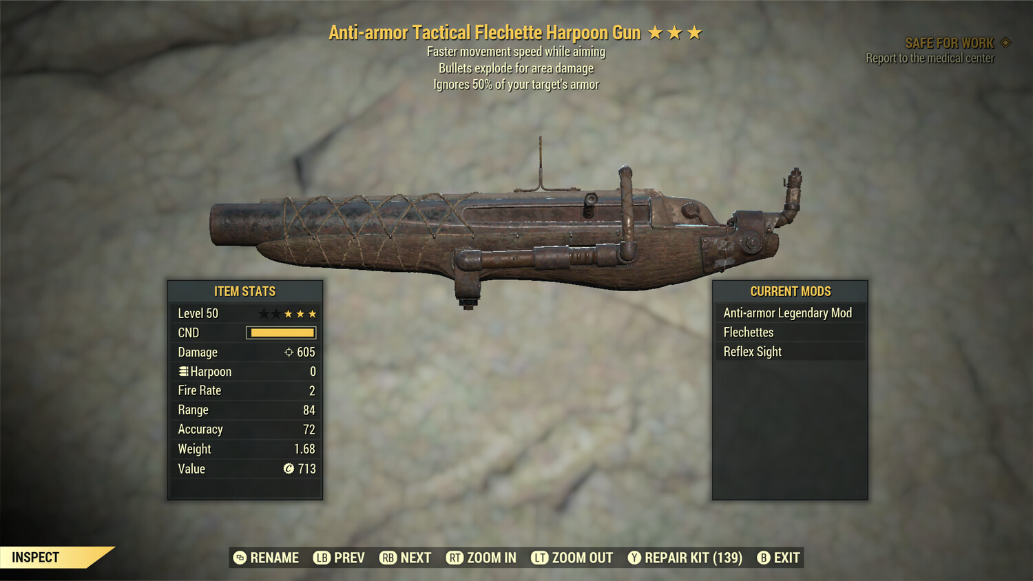 Legacy Anti Armor Explosive FMSWA Harpoon Gun