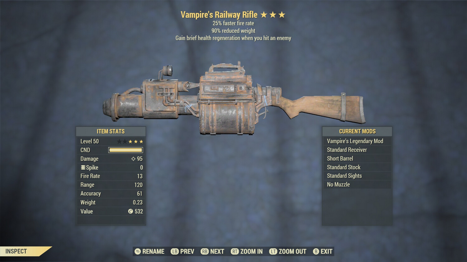 Vampire 25/90 Railway Rifle