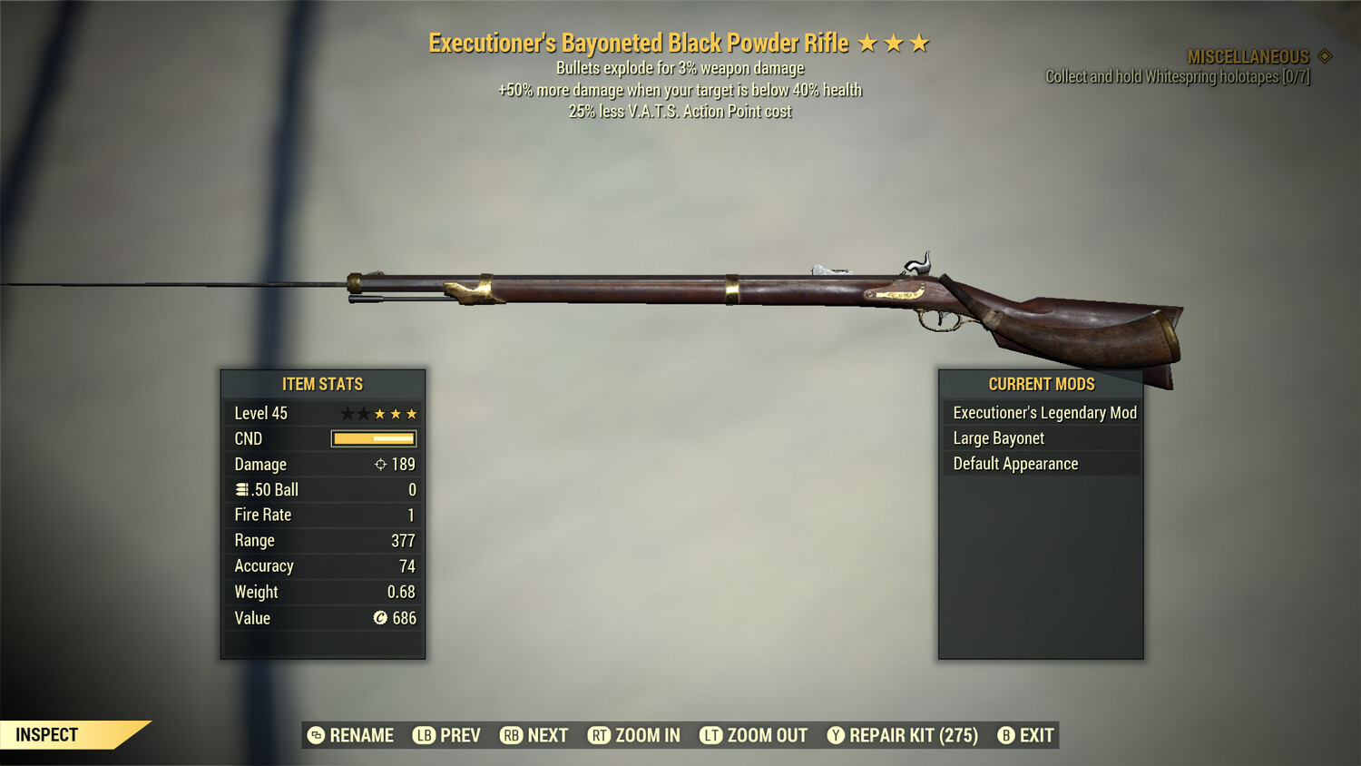 Executioners Explosive 25 Black Powder Rifle