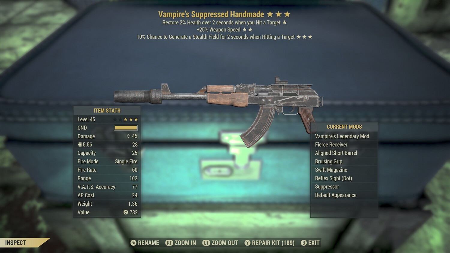 Vampire 25/Stealth Handmade