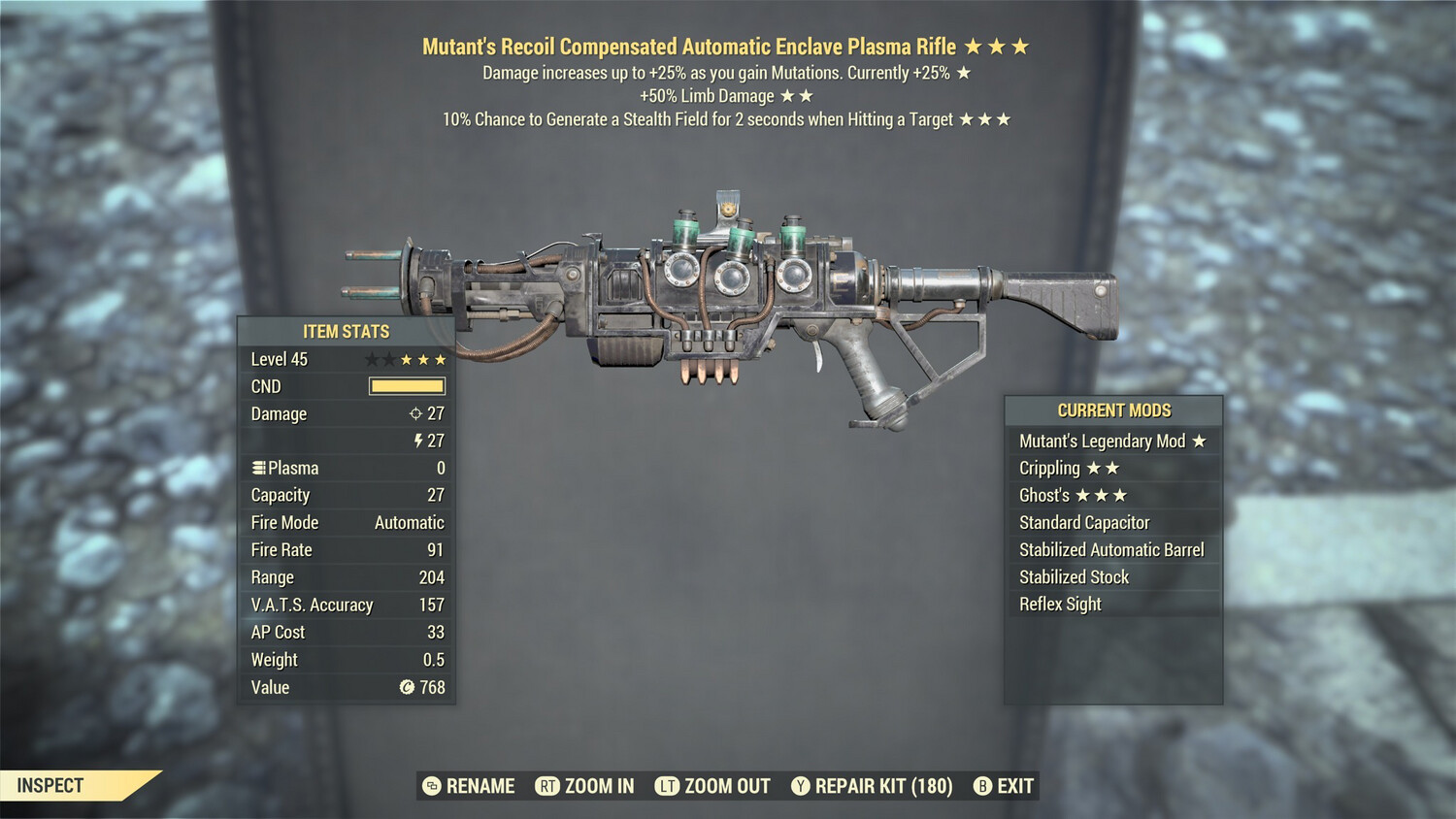 Mutants 50/Stealth Enclave Plasma Rifle + Flamer Mod Box