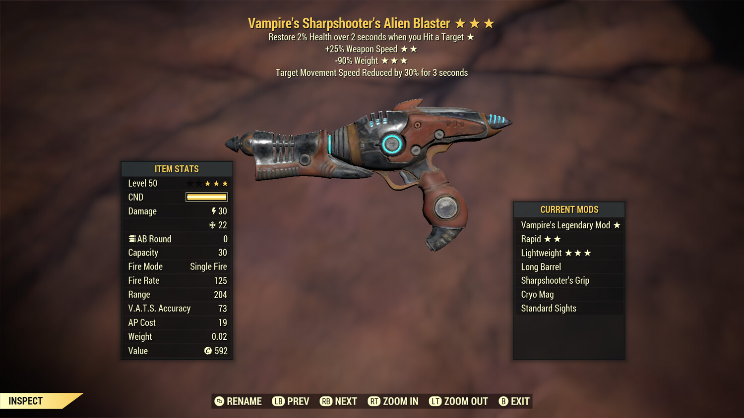 Vampire 25/90 Alien Blaster