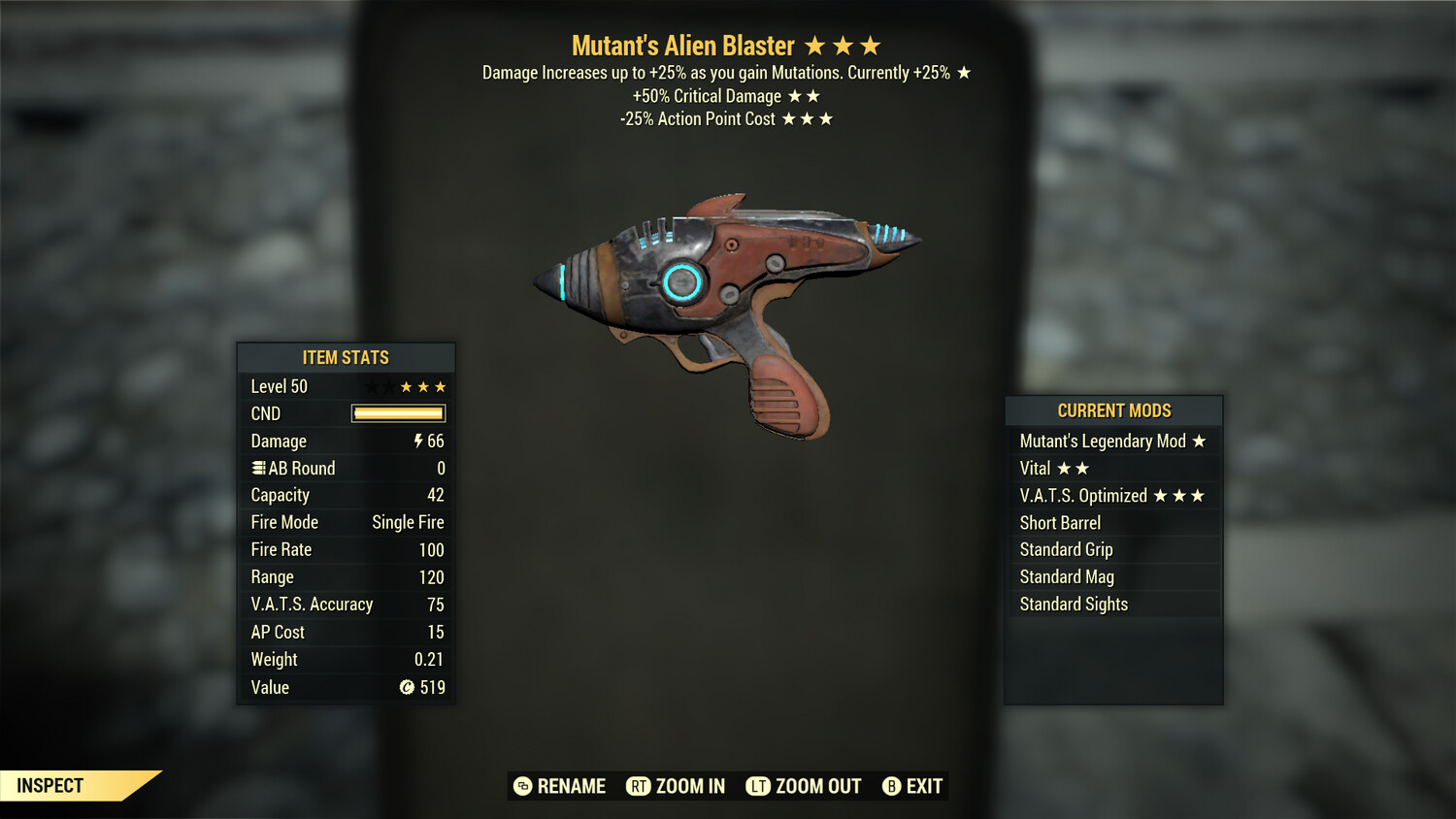 Mutants 50/25 Alien Blaster