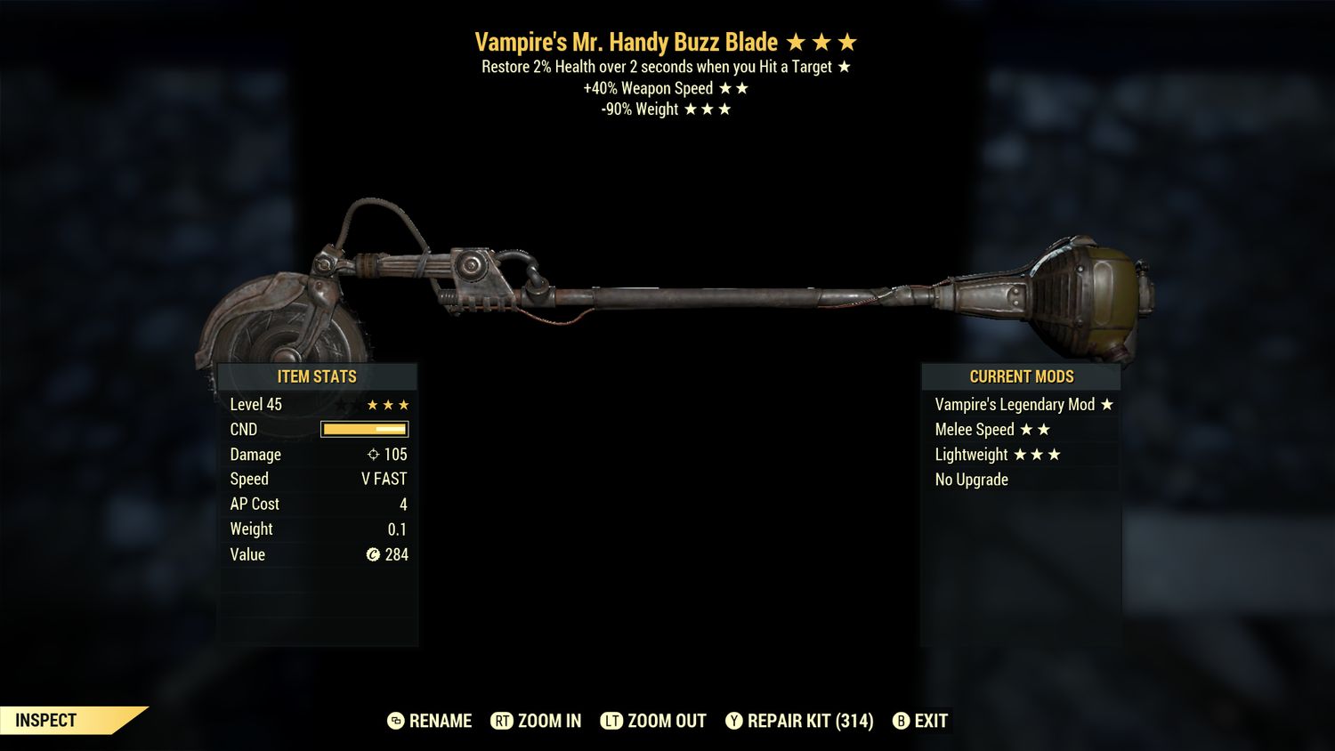 Vampire SS/90 Mr Handy Buzz Blade