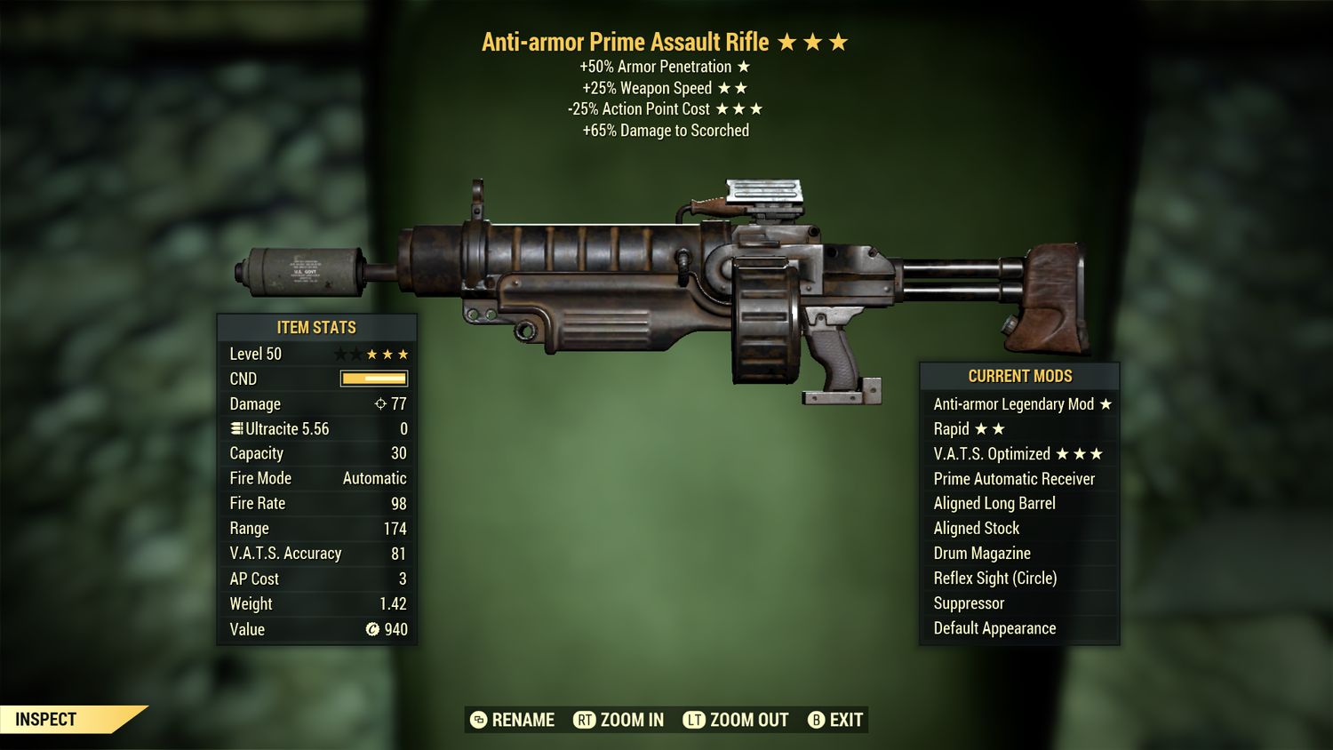 Anti Armor 25/25 Assault Rifle