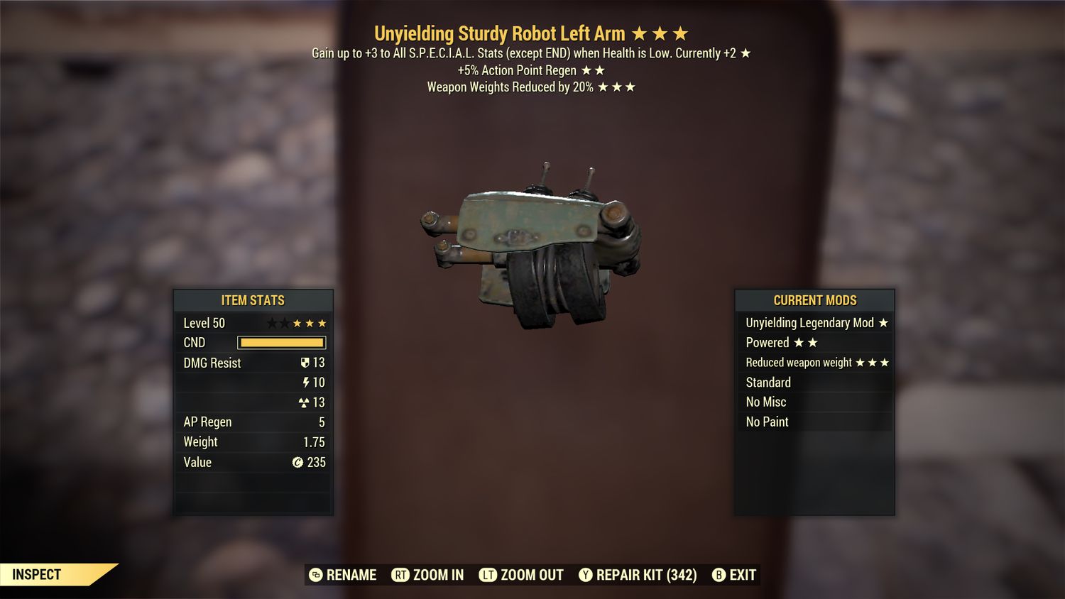 Unyielding AP WWR Robot LA Unyielding AP WWR Robot LA