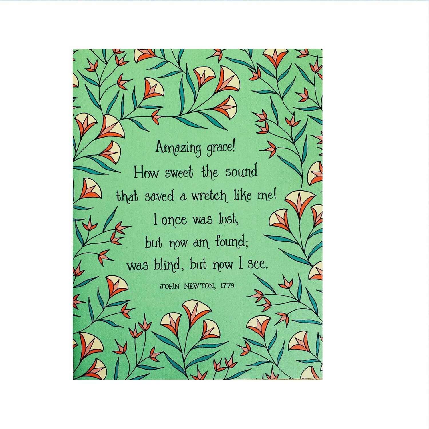 Amazing Grace Greeting Card