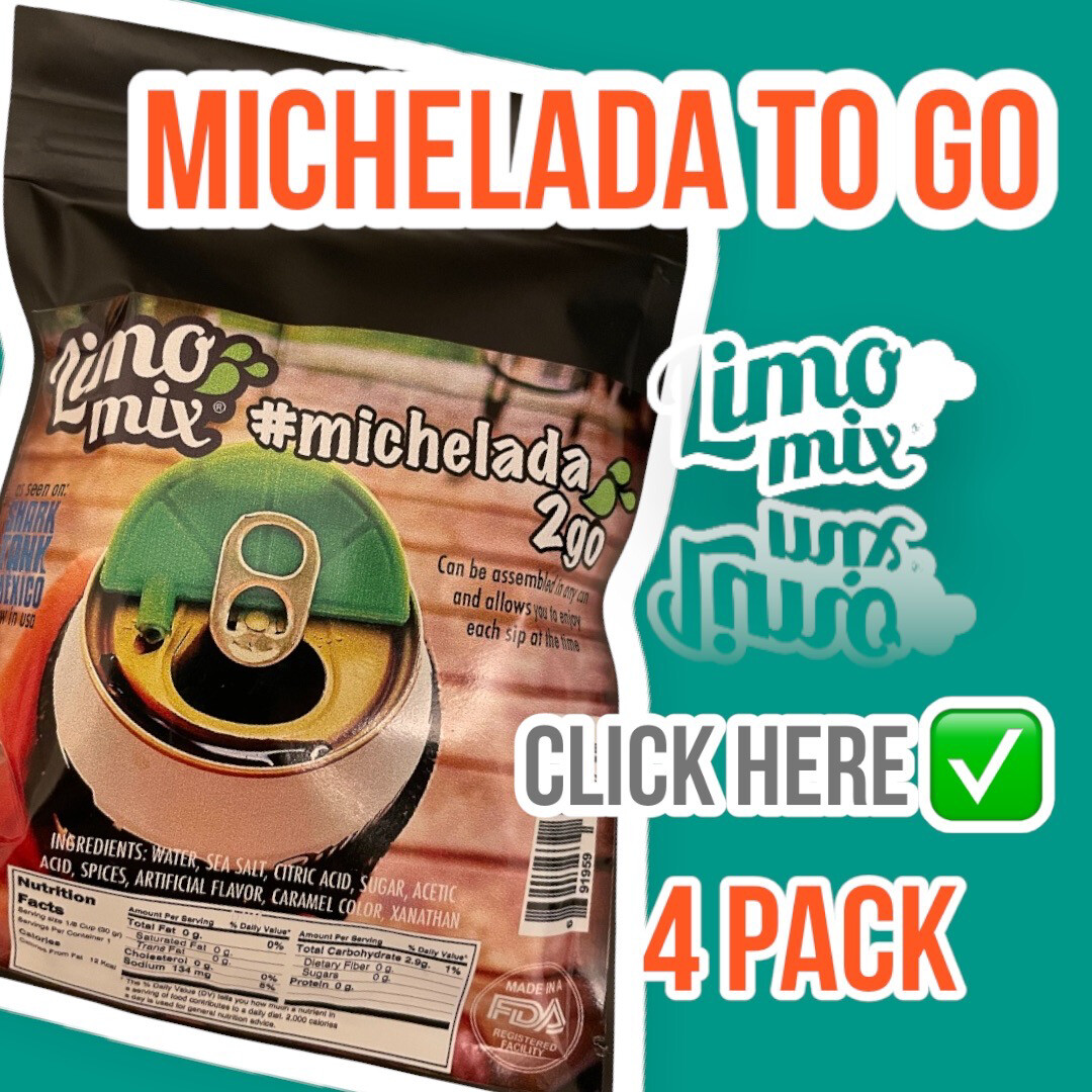 4 Pack Limomix #michelada2go