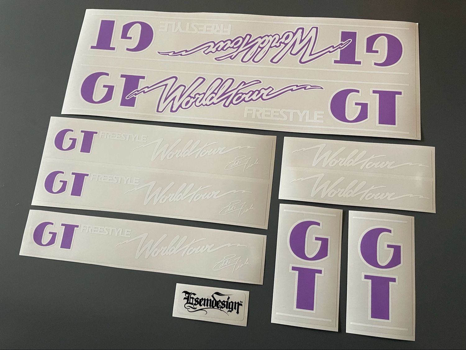 GT WORLD TOUR FREESTYLE Decal Set