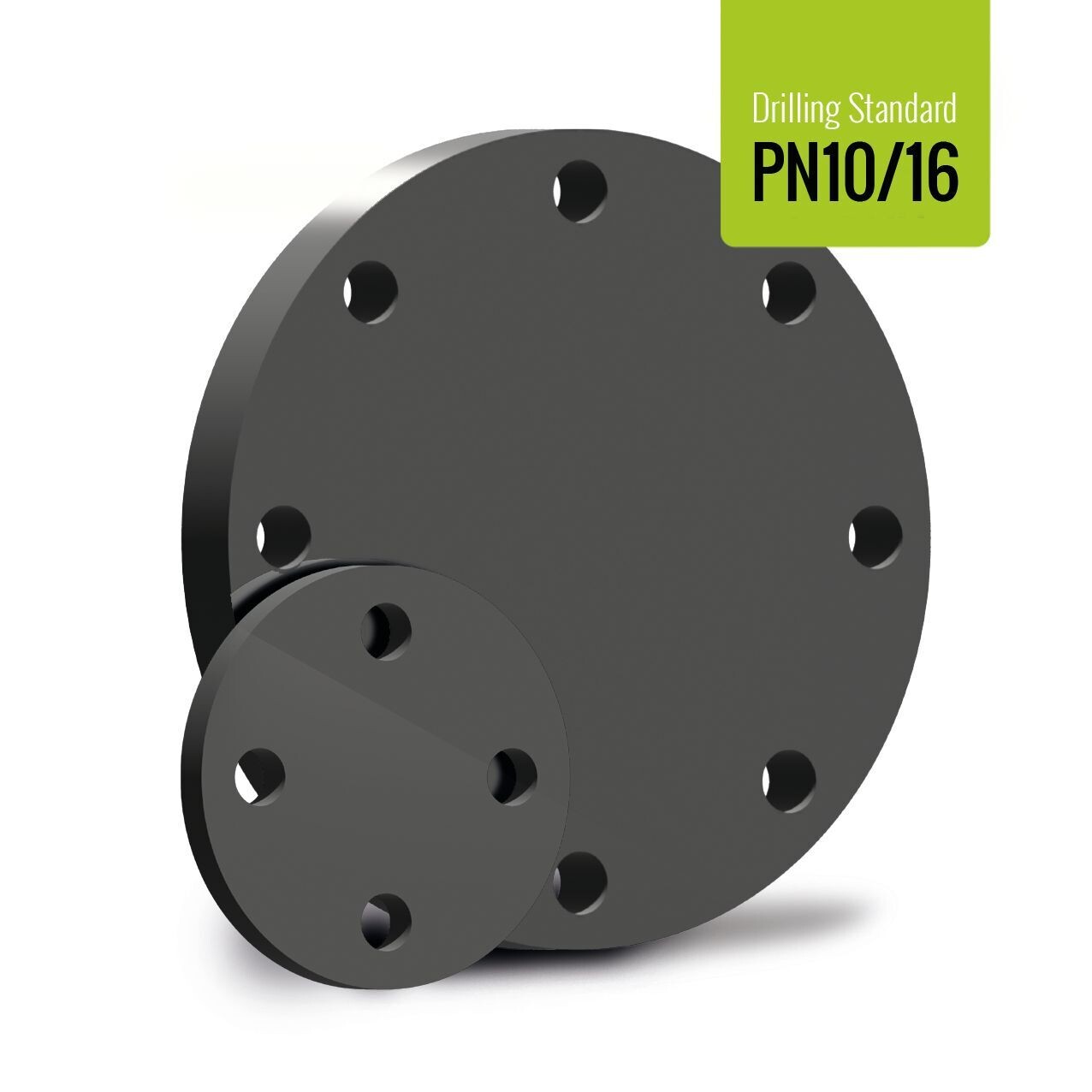 PVC-U Flat Profile Blanking Plate PN10 /16