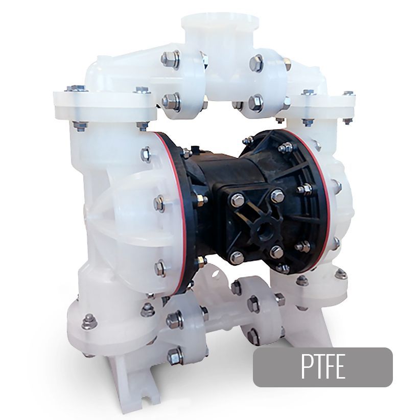 Polypropylene AOD Pumps with PTFE Elastomers