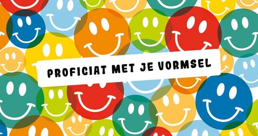 Proficiat met je vormsel