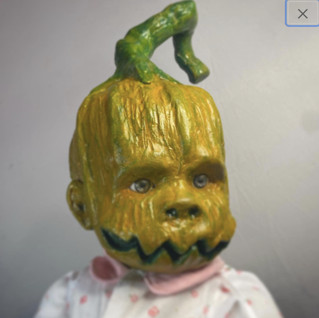 Scary Baby Doll Face