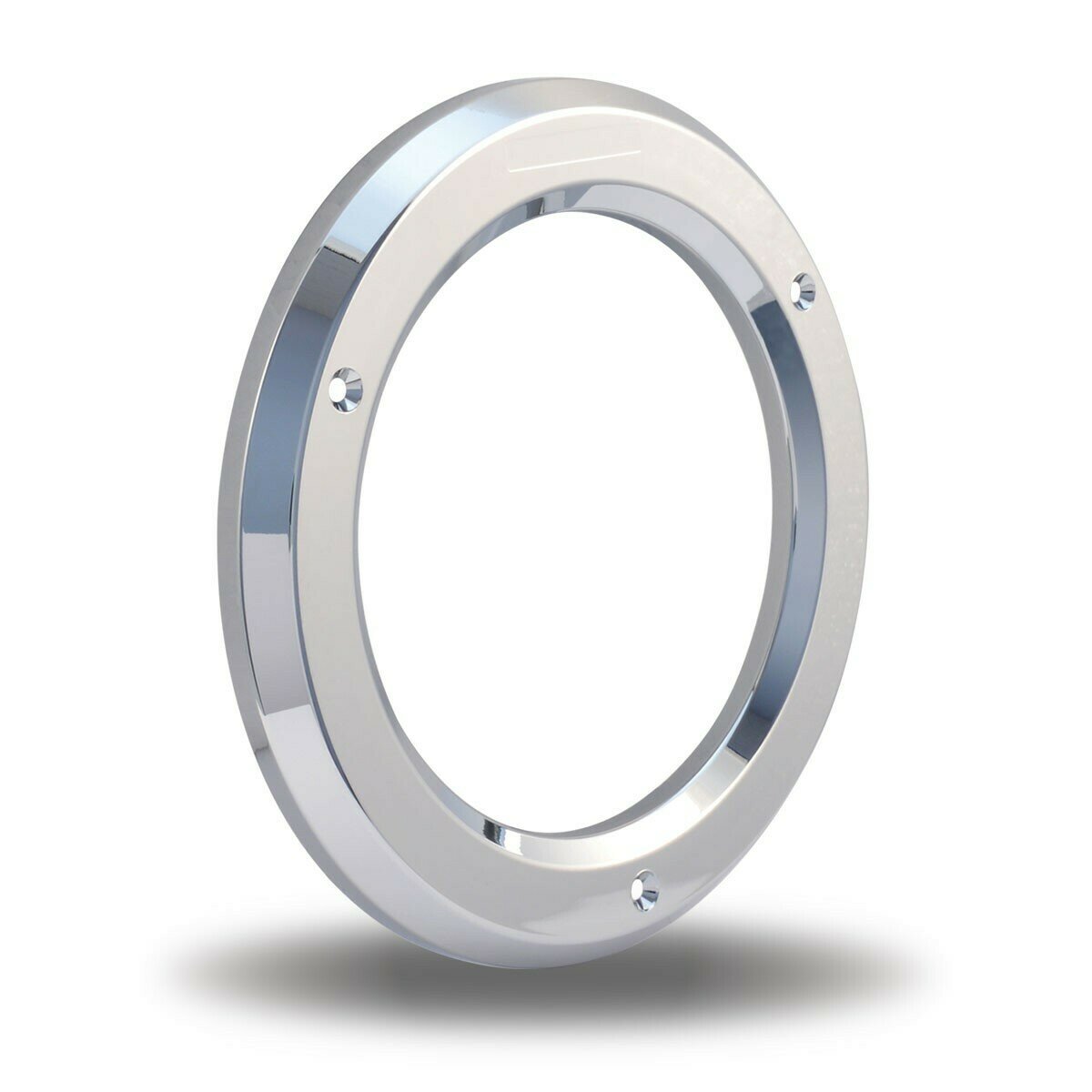 Trux Accessories 4" Chrome Screw-On Round Bezel | Commerical Truck ...