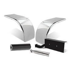 Hogebuilt Half Fender Kit, Includes: BA505HT, MQ2012, 1406-6A and 1447 ...