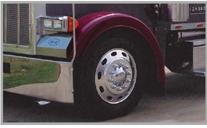Fibertech Standard Fiberglass Front Fenders w/ 6" Sidewall for ...