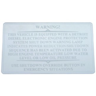 United Pacific Stainless Steel Shutdown Override Dash Plate for ...