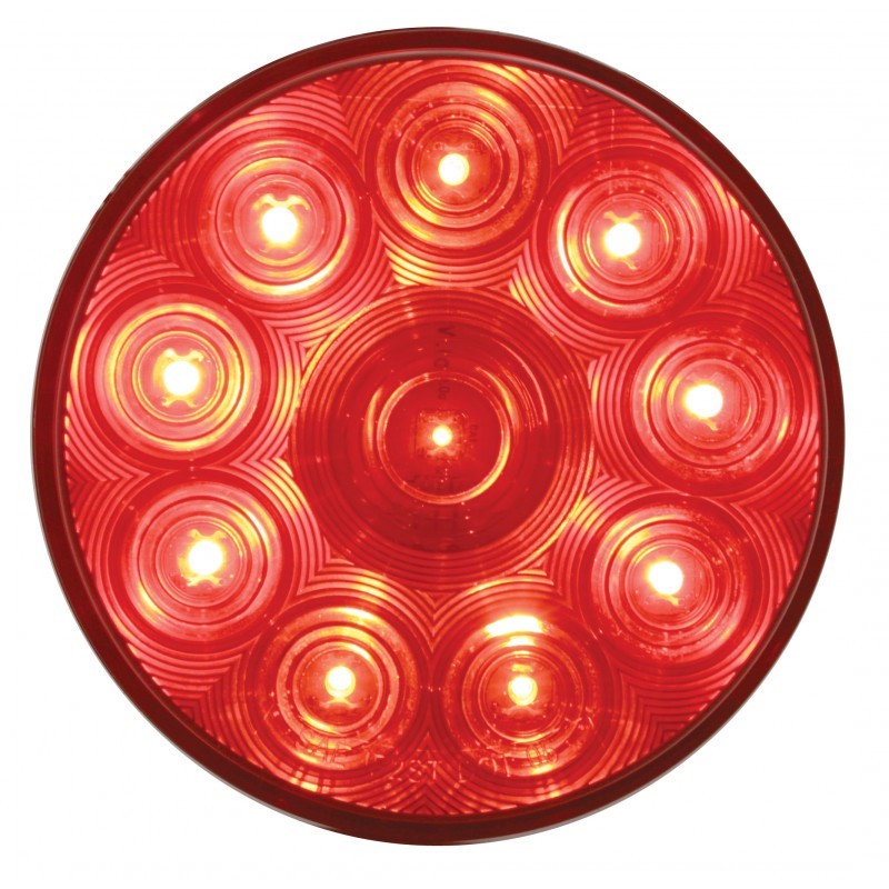 United Pacific 4" Round 10 LED Stop, Turn & Tail Light | Commerical ...