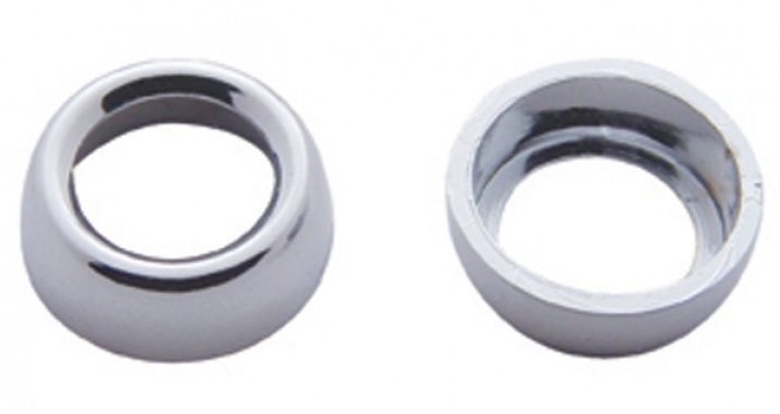 United Pacific Chrome Toggle Switch Nut Cover for Freightliner (6 Pack ...