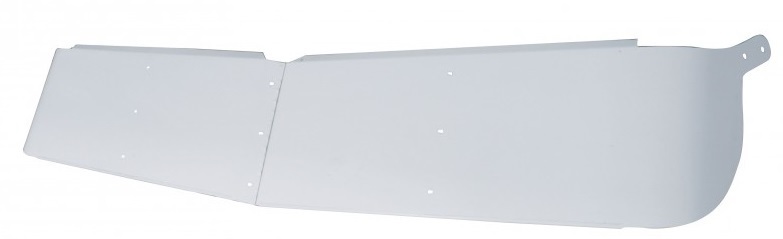 United Pacific 12" Stainless Steel Curved Windshield Drop Visor for '95 ...