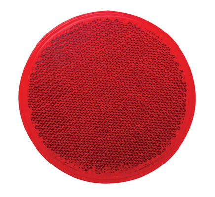 Rig Tough 3" Round Red Center Mount Reflector | Commerical Truck Parts ...
