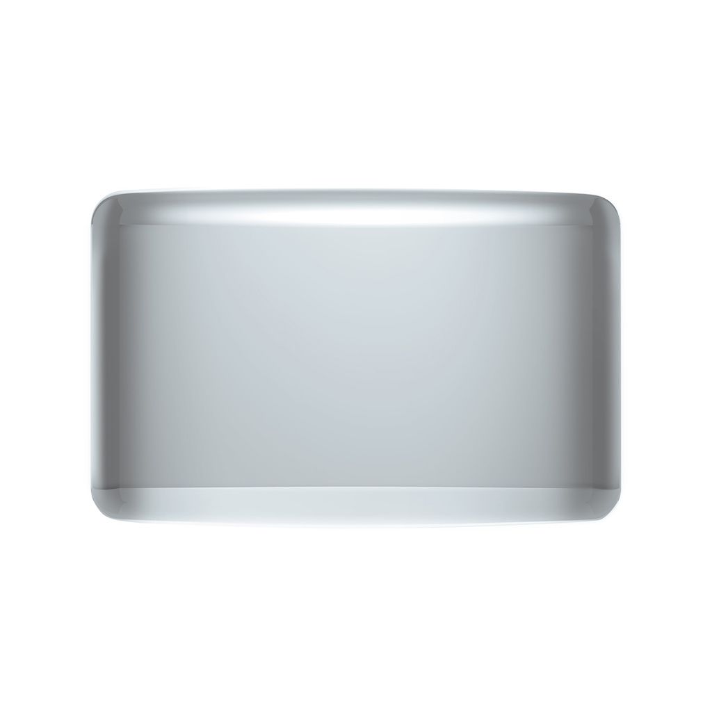 United Pacific 4-5/8" x 7-3/8" Stainless Steel Horn Cover | Commerical ...