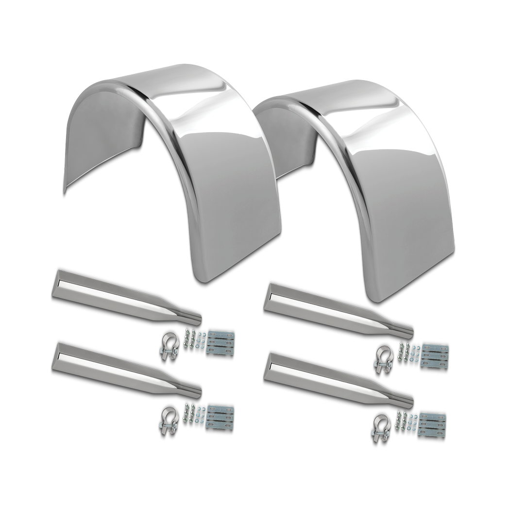 Hogebuilt 100" Stainless Steel Single Axle Ultimate Low Rider Fender ...