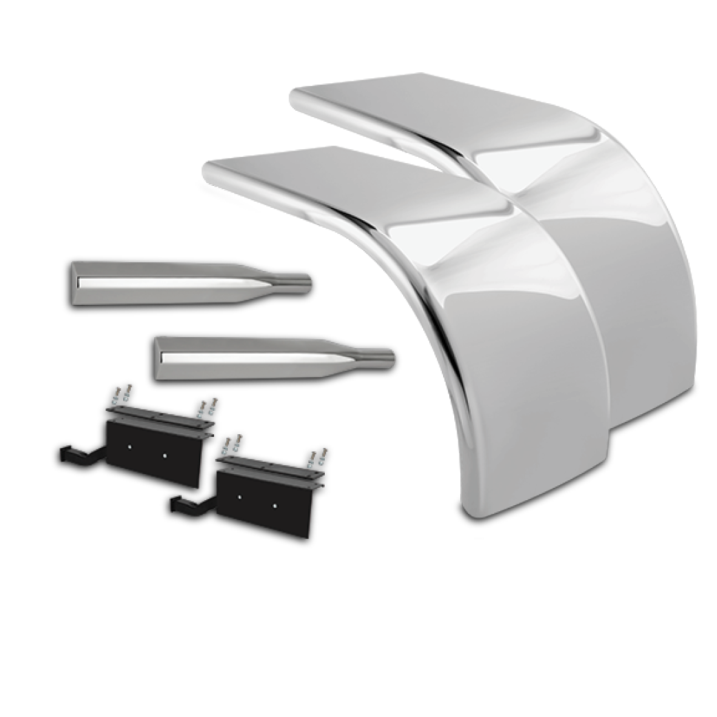 Hogebuilt 72" Stainless Steel Low Rider Half Tandem Fender Kit ...