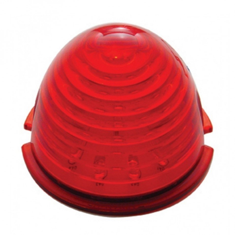 United Pacific Red 17 LED Beehive Cab Light | Commerical Truck Parts ...