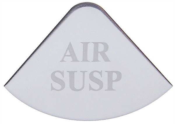 United Pacific Stainless Steel "Air Suspension" Gauge Emblem for ...