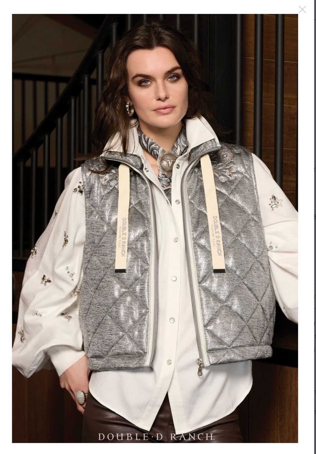 Double D V1042 Bobbie Jo Vest-steel