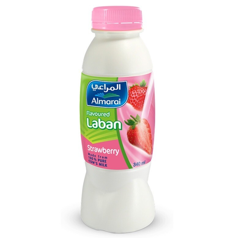 Almarai Fresh Laban Strawberry - 360ml