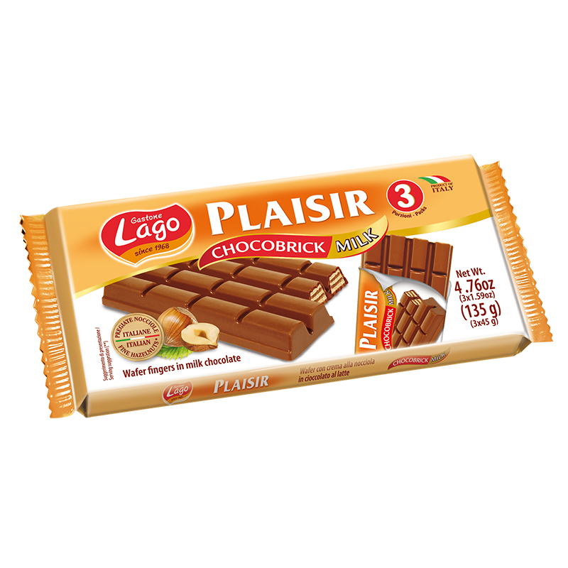 Lago Plaisir Chocobrick Milk 45G
