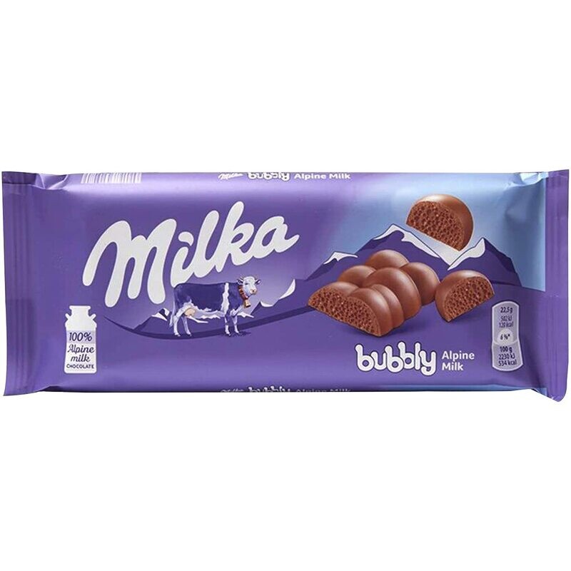 Milka Bubbly Alpine Milk Bar