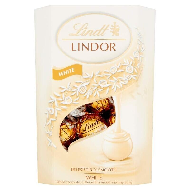 Lindt Lindor White Chocolate Truffles (200g) | Imported