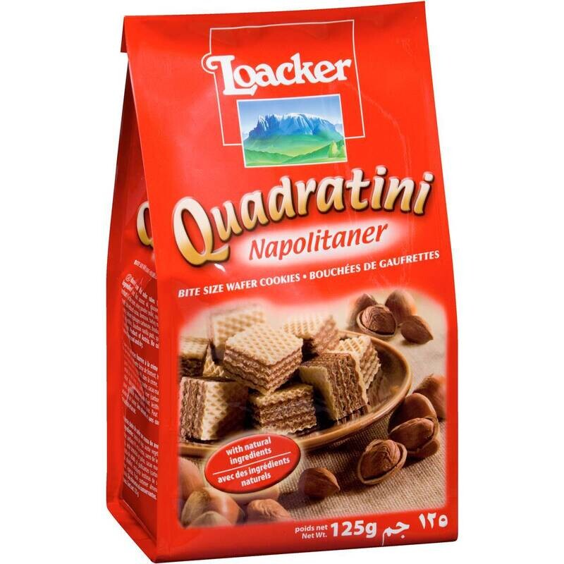 Loacker Quadratini Napolitaner 125G