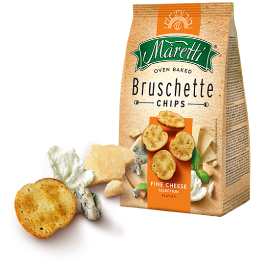 Maretti Bruschette Chips Fine Cheese | Imported