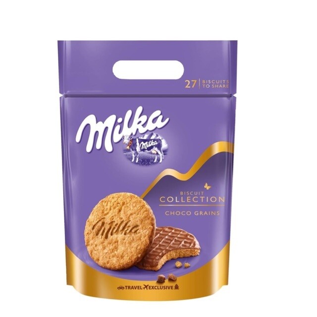 Milka Choco Grains Biscuits Collection (27Pcs) 378G | Imported Chocolate