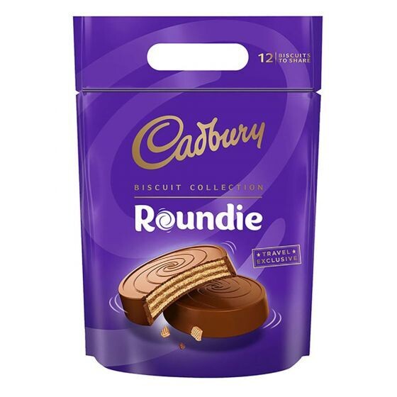 Cadbury Roundie Biscuits (Imported) - Crispy Wafers in Milk Chocolate ...