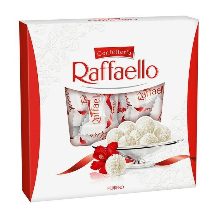 Ferrero Confetteria Raffaello Coconut & Almond Truffles Gift Box ...