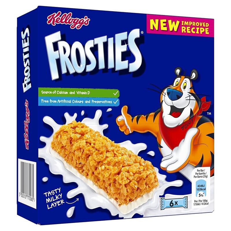 Kellogg's Frosties Cereal Bars (150g) | Imported UK Snack